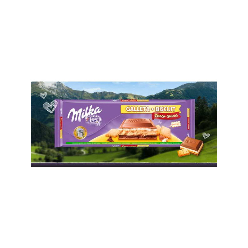 Milka MMMAX Choco Swing Galleta 300gr | hipergol.pt