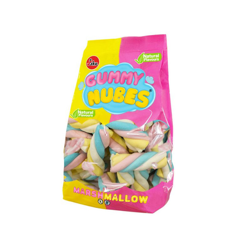 Marshmallow Gummy Clouds Twist | Saco de 75 unidades | Marshmallows ...