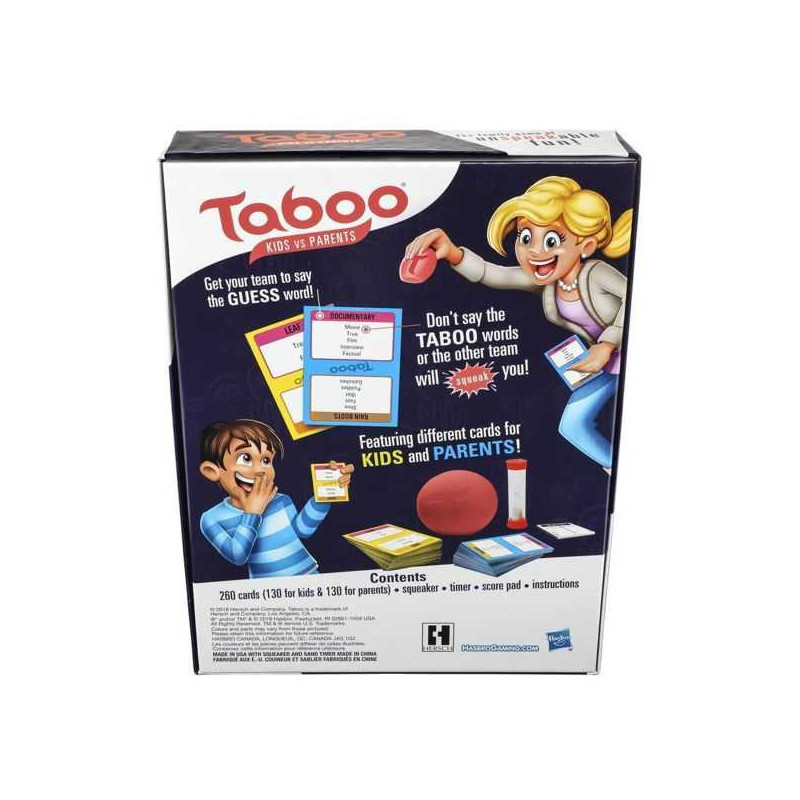 Jogo tabu família hasbro - hipergol.pt