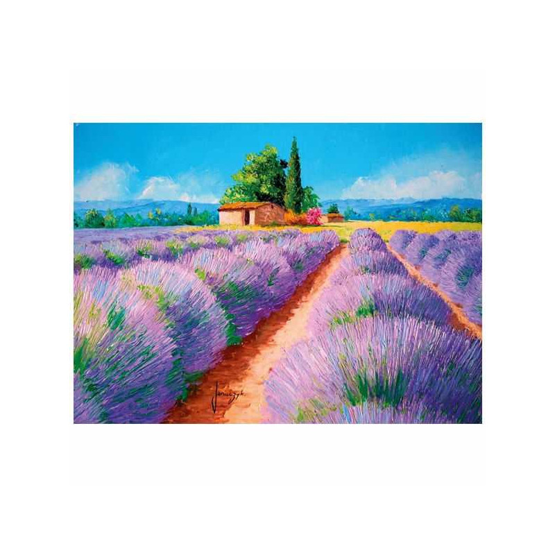 Mergulhe na tranquilidade dos campos de lavanda com o Puzzle Lavanda ...