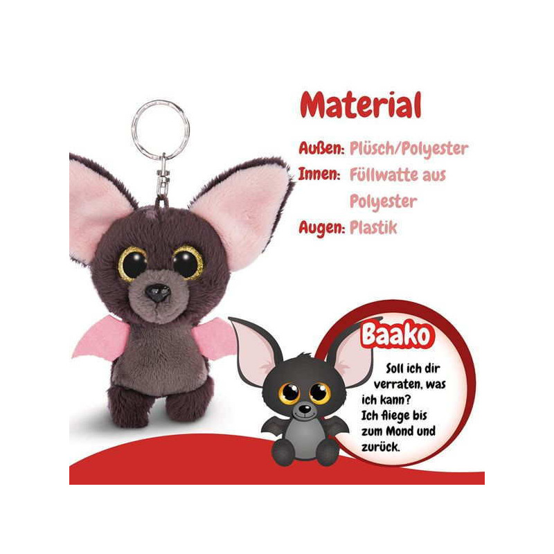 Porta-chaves Glubschis Bat Baako 9cm ️ - hipergol.pt