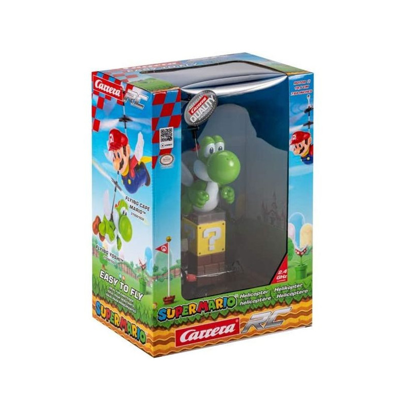 Carrera helicóptero super mario flying cape yoshi | hipergol.pt