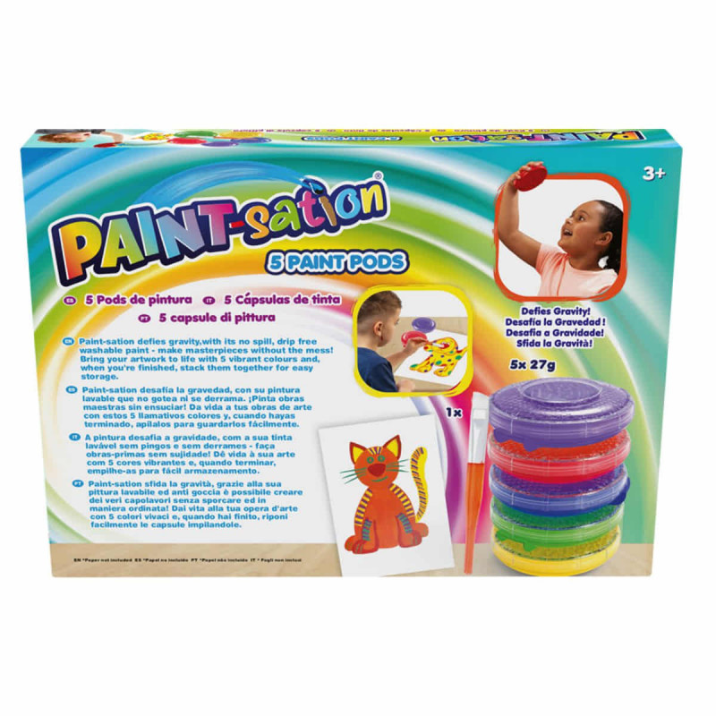 Pinturas Paint-sation 5 Colores: Criatividade Sem Desordem - hipergol.pt