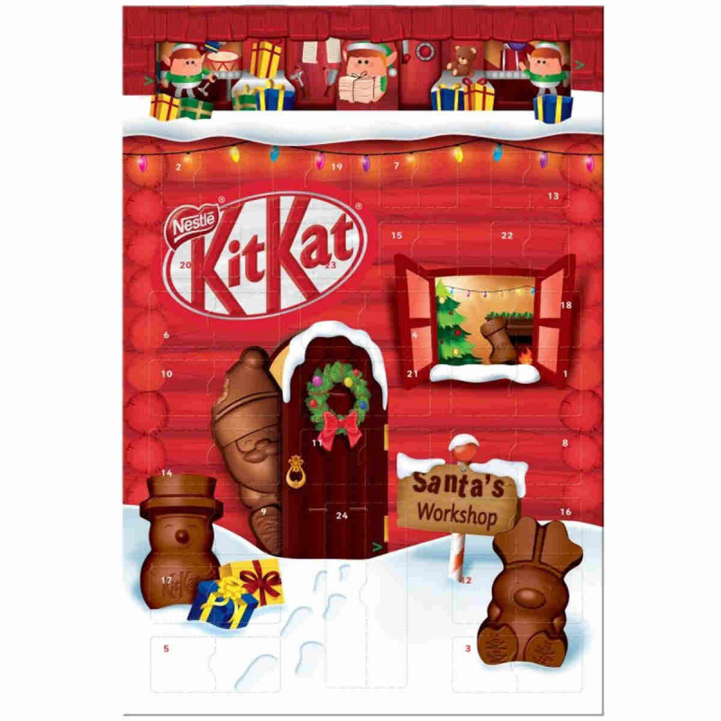 Calendario de adviento kit kat 208gr nestlé - hipergol.com