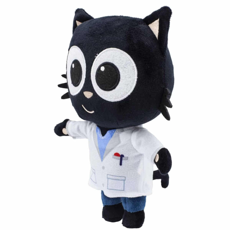 Peluche musical milo doctor 20cm - milo e os seus amigos