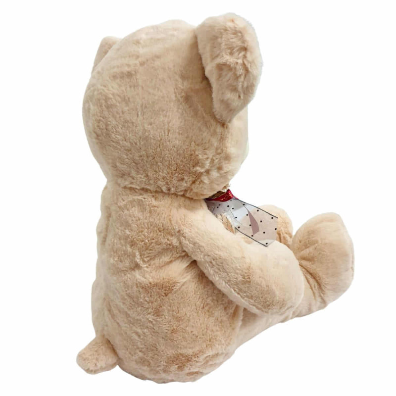 Oso de peluche smile bege 70cm - hipergol.com - hipergol.pt
