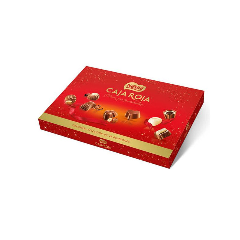 Caja Roja Nestlé - Bombones de Chocolate - 400 gramos - hipergol.com